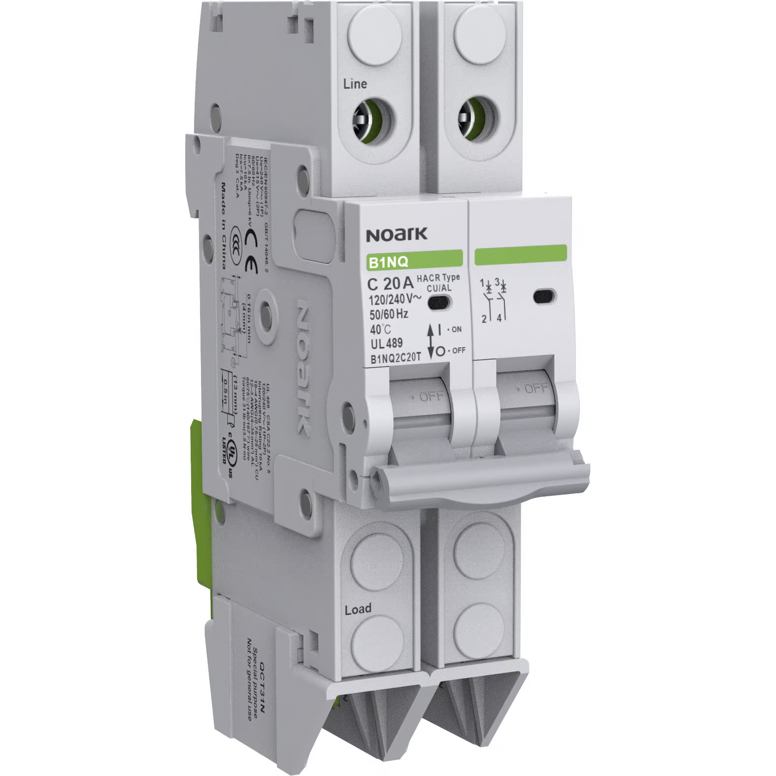B1NQ Series Miniature Circuit Breaker - Quick Connect – ELECSPRO