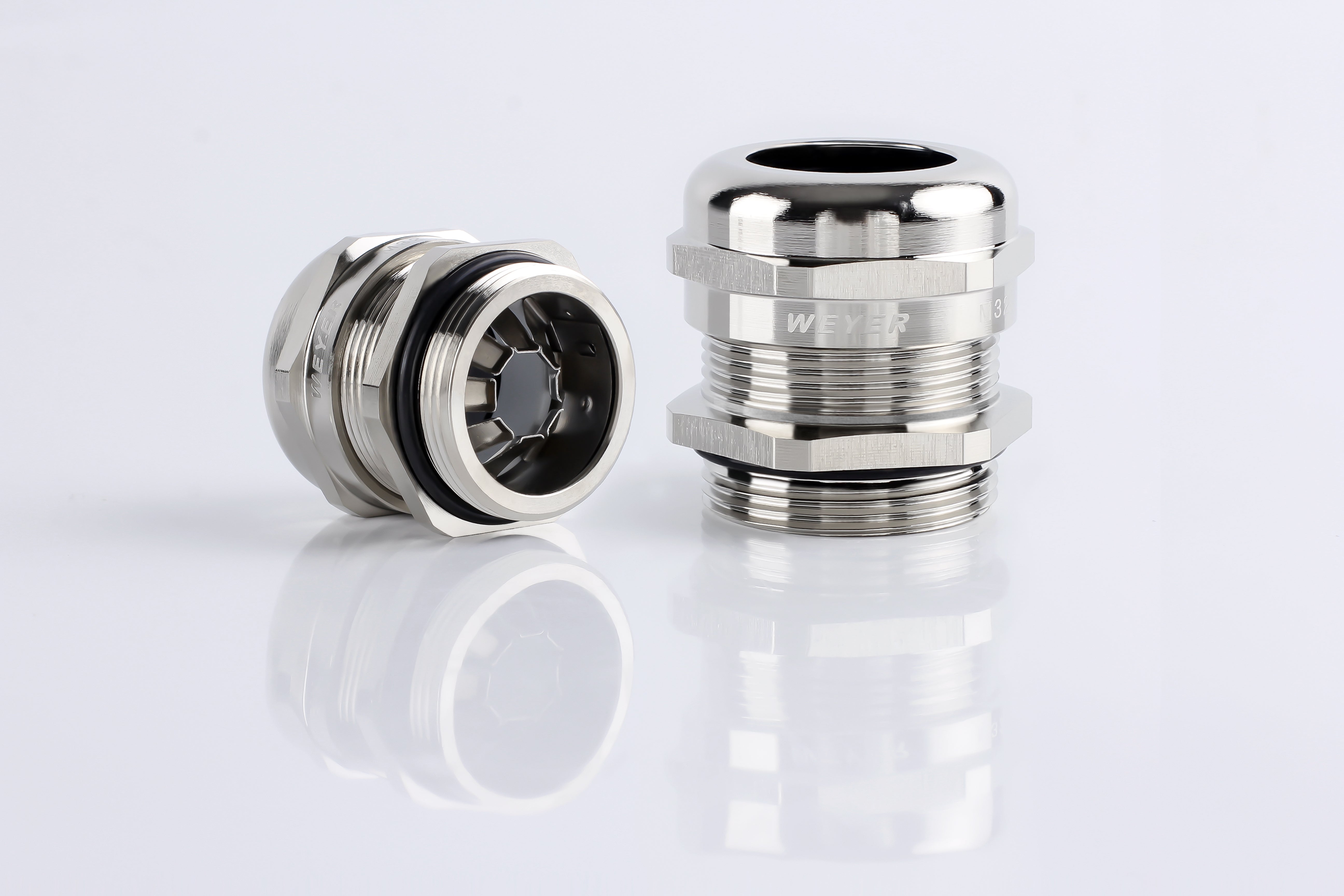 HSM-EMV.SC(M Thread)-EMC, Shielding Claw, nickel-plated brass, seal: p ...