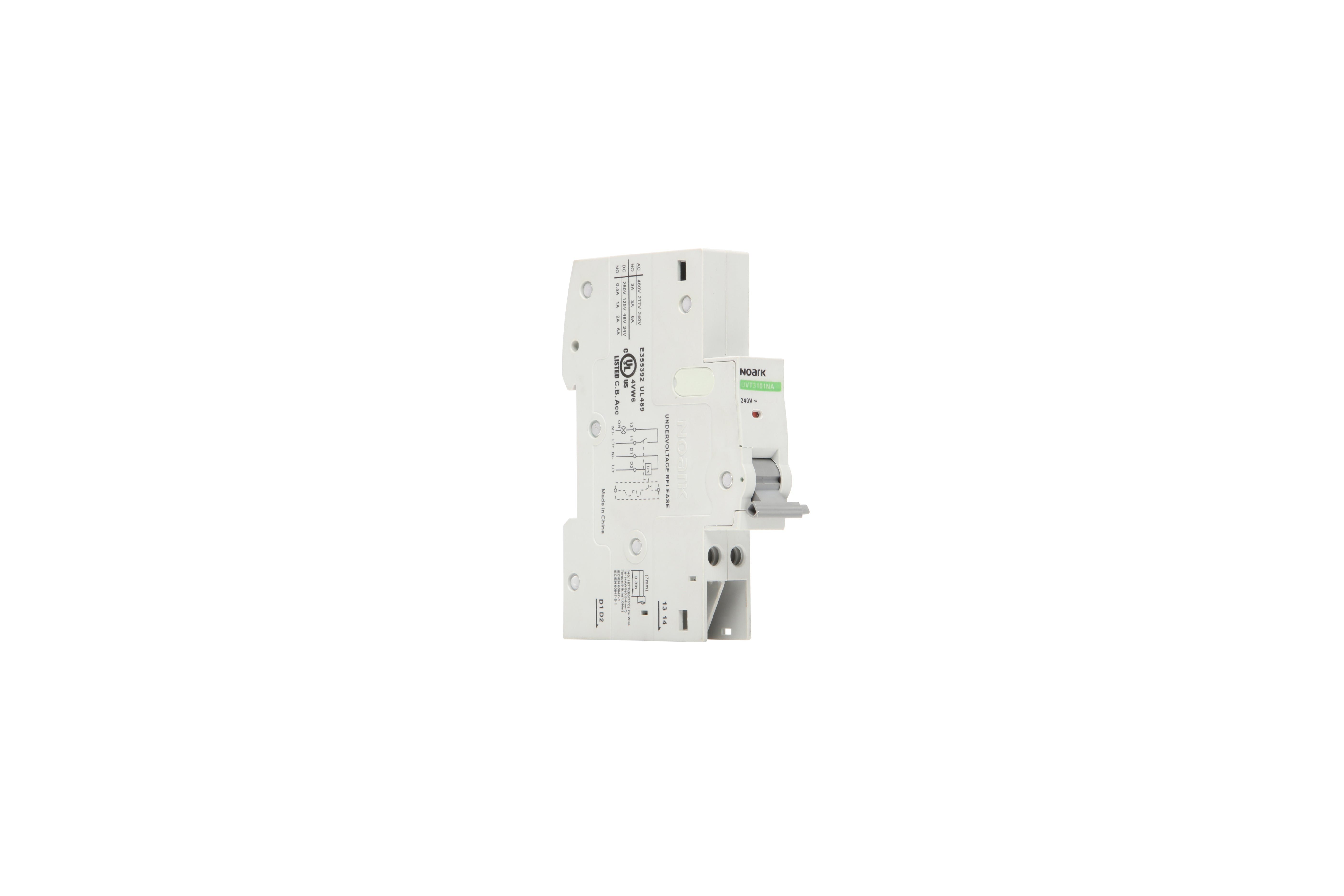 UVT3110NB-MCB Undervoltage Trip, UL 489, 1NO, 48 Vac/dc – ELECSPRO